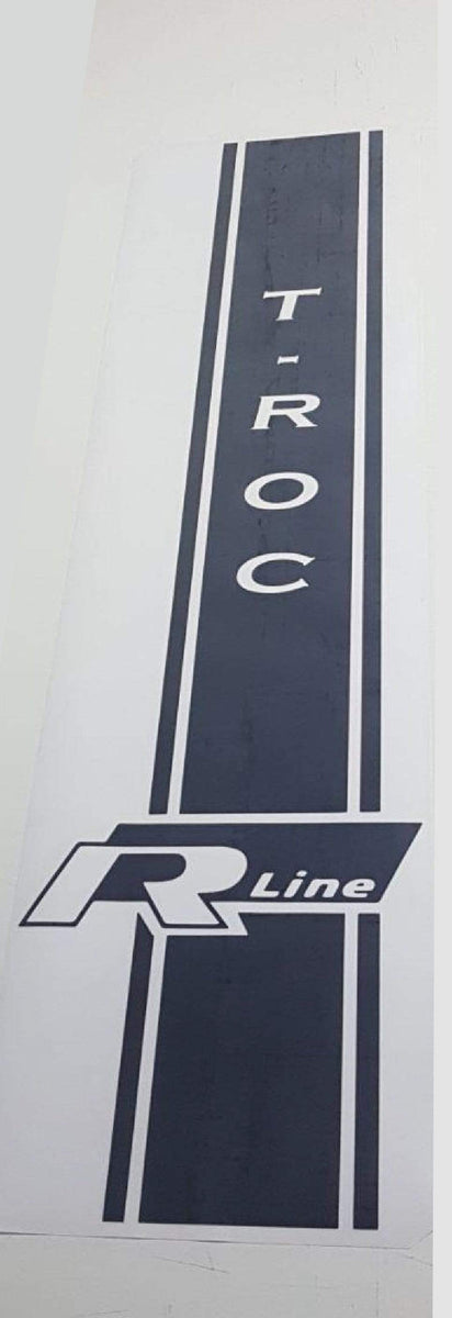Hood Decals Vinyl Color Graphic Racing Decal Sticker For VW T-ROC ...