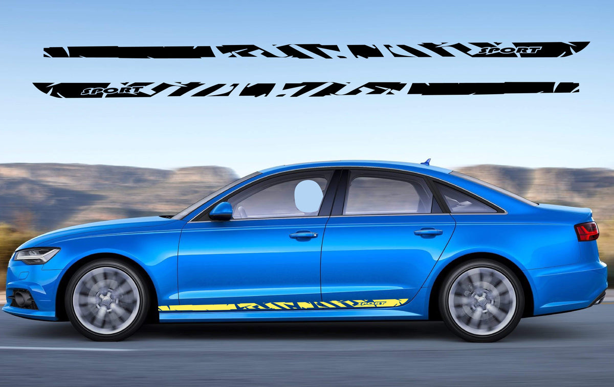 Line Graphic for Audi A6 | Audi A6 sticker kit | Audi A6 stickers ...