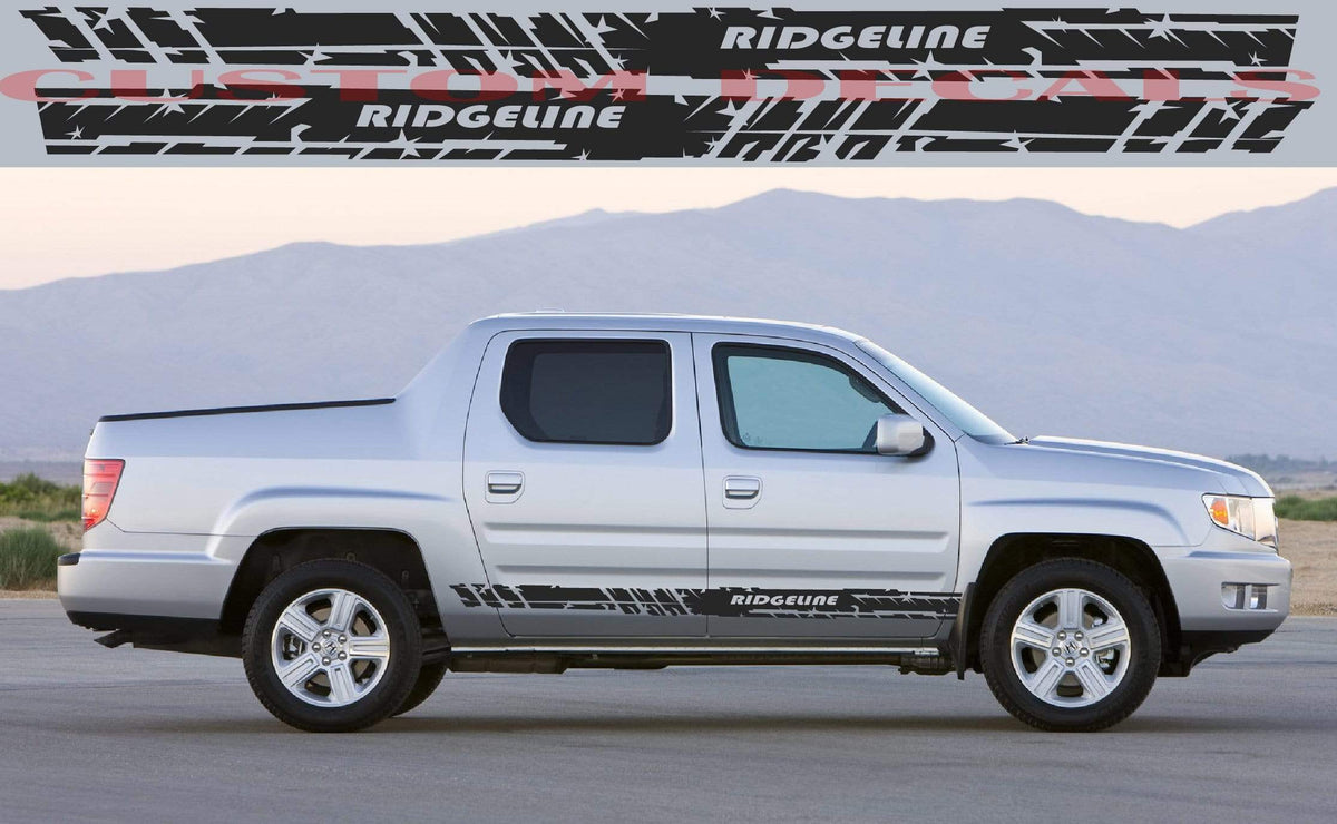 Stickers Compatible With Honda Ridgeline Line Unique Design Vinyl Deca ...