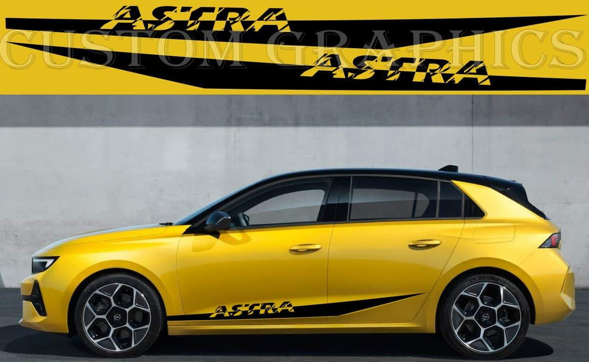 Logo line design Vinyl Stickers Compatible with Opel Astra – Brothers ...