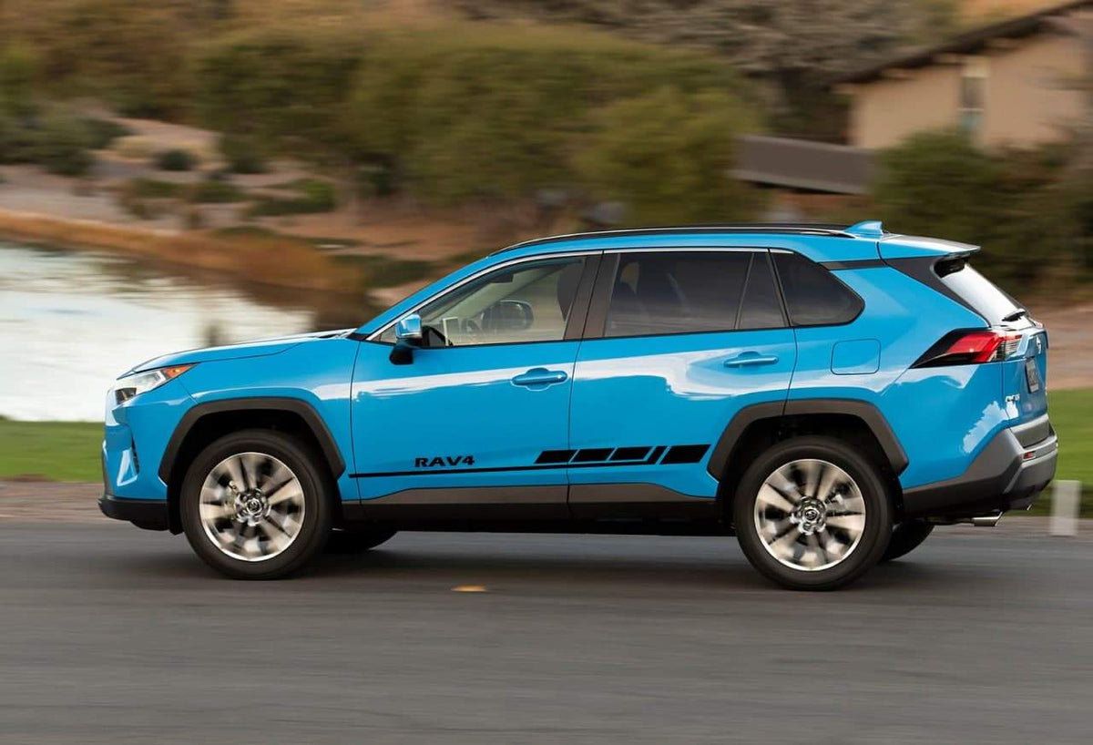 NEW Design Vinyl Stripe Decal compatible with Toyota Rav4 Special stic ...