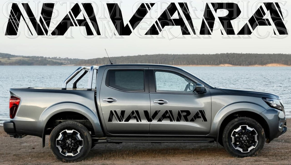 New Line Logo Design Vinyl Stripes Nissan Navara 2002-2022 – Brothers ...