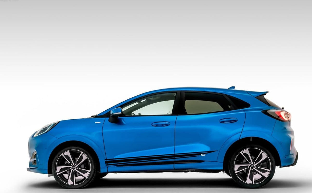 New Logo Design Decal Sticker Figure Racing Stripes Ford Puma ...