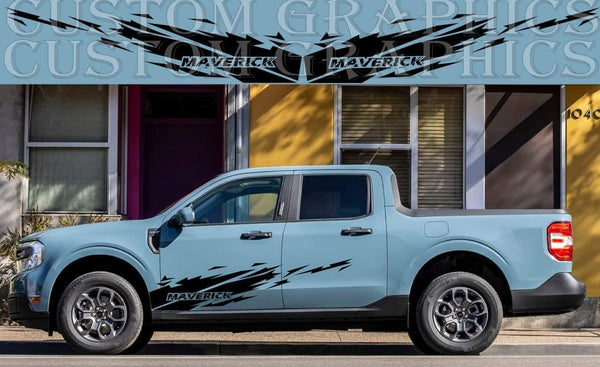 New Logo Design Stickers Waves Compatible With Ford Maverick – Brothers ...