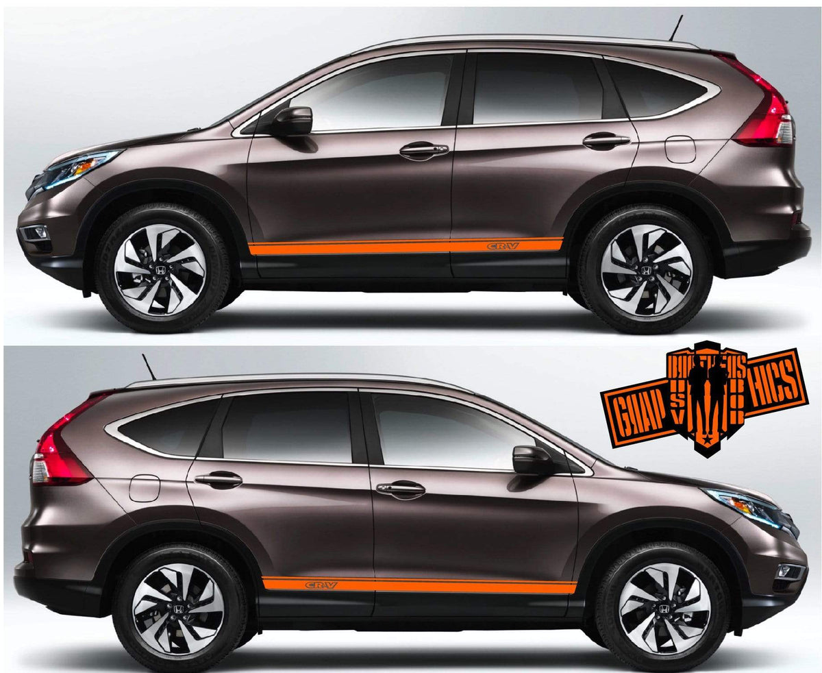 Racing Decal Sticker Side Door Stripe Stickers For Honda CR-V ...