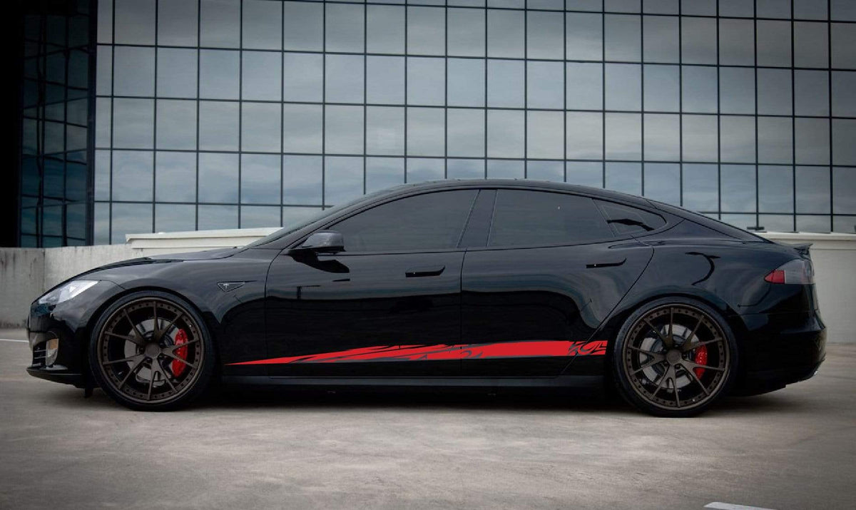 Premium Stickers Compatible with Tesla 3 | Tesla X Stickers | Tesla Y ...