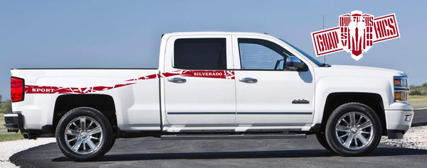Chevy Silverado decal kits Chevrolet Silverado Stickers – Brothers Graphics