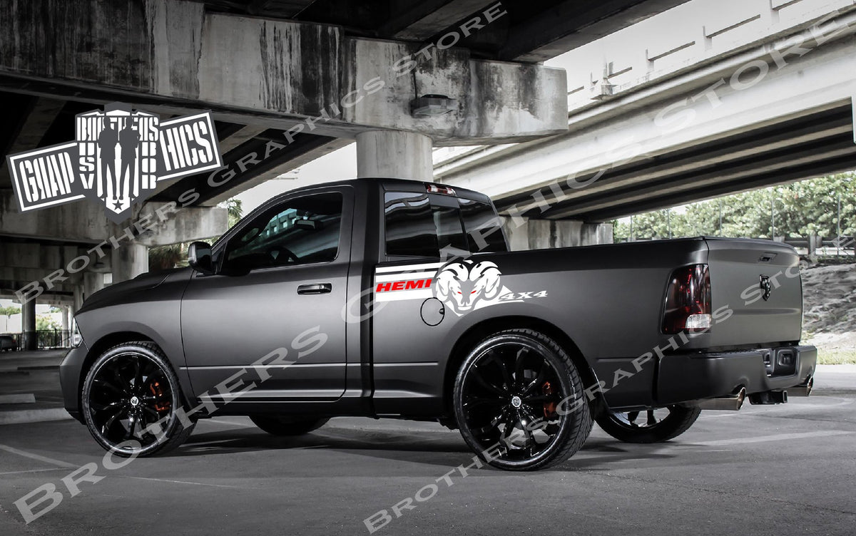Ram 1500 stickers | Dodge Ram decals for trucks | Dodge stickers For D ...