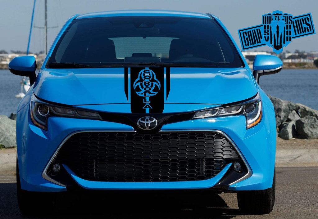 Racing Graphics Line Sticker Vinyl Stripes Fit Toyota Corolla ...