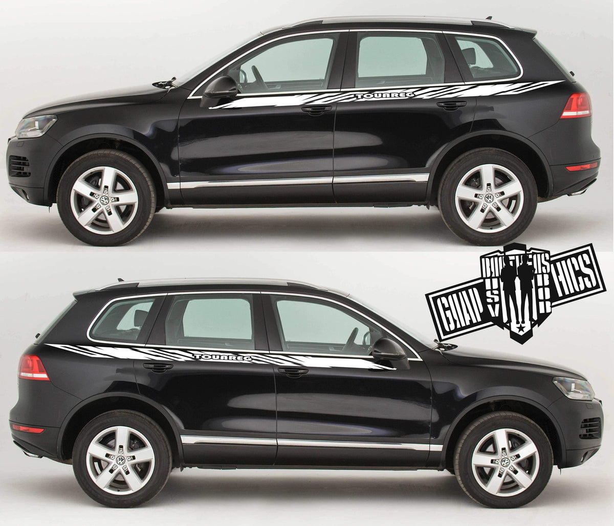 VW Touareg Custom Graphics Racing Stripes for Vw Touareg – Brothers ...