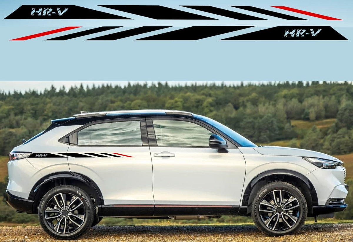 Sticker Vinyl Side Racing Stripes for Honda HR-V outdoor Best Design ...