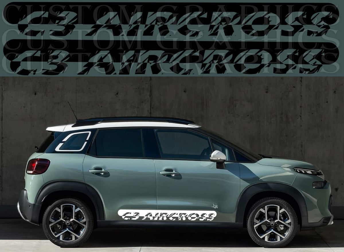 Premium Stickers Compatible With Citroen C3 Aircross Stylish Exclusive ...