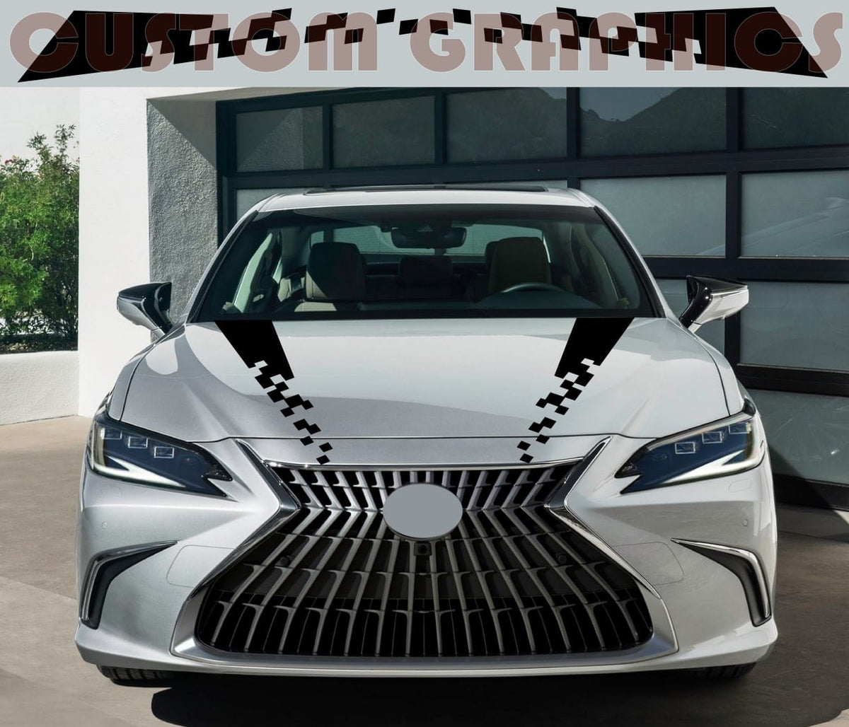 Stickers Compatible with Lexus ES Hood Design – Brothers Graphics