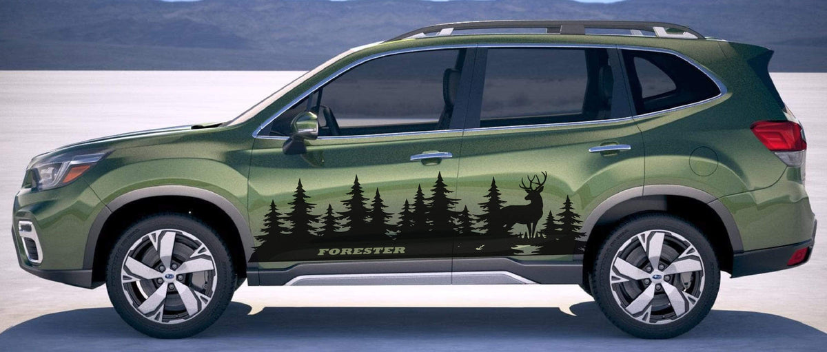 Premium Vinyl Stickers Compatible with Subaru Forester The beast in th ...