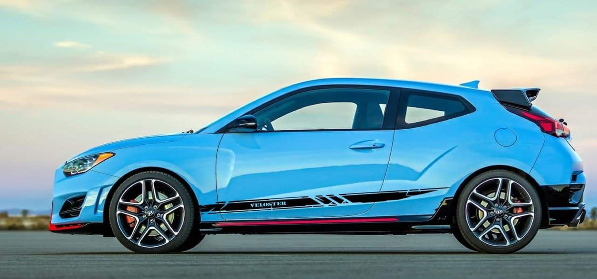 Unique Design Decal Sticker Vinyl Side Racing Stripes for Hyundai Velo ...