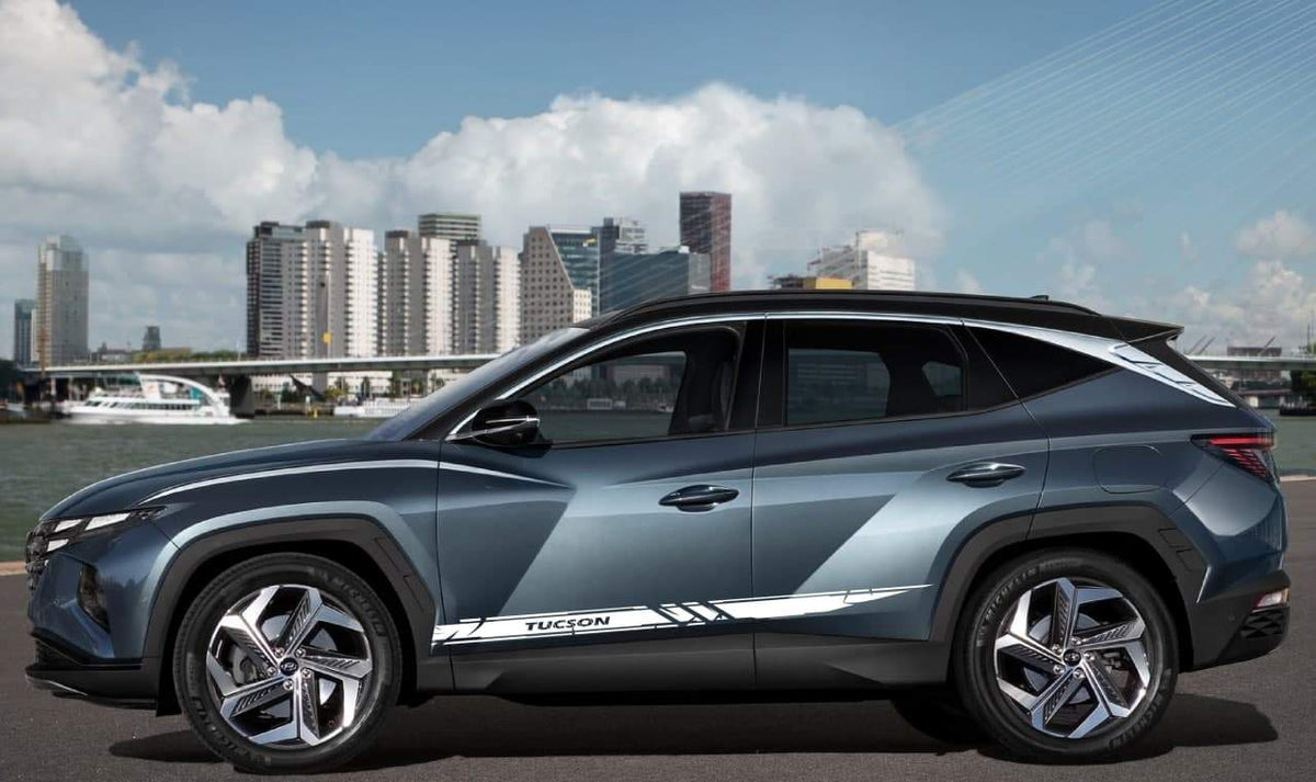 Premium Vinyl Sticker Compatible with for Hyundai Tucson Unique Eagle ...