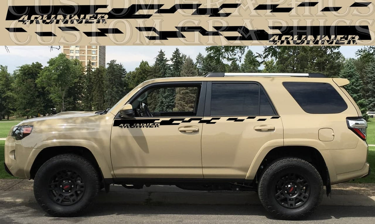 Up Design Vinyl Stripes Toyota 4Runner TRD-Pro 2022-4X4 – Brothers Graphics