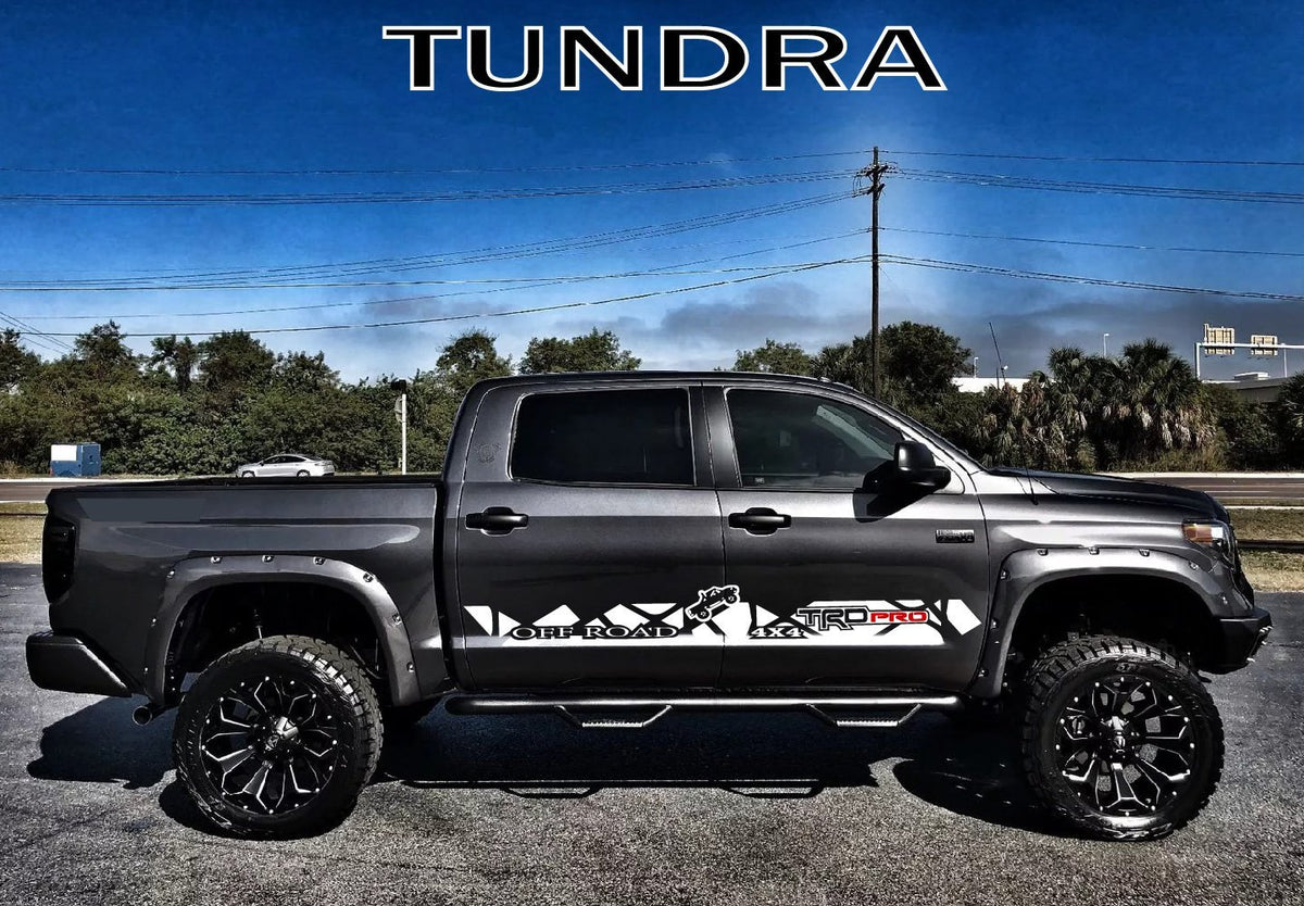 Vinyl Graphics For Toyota Tundra | TRD Decals | Toyota sticker design ...