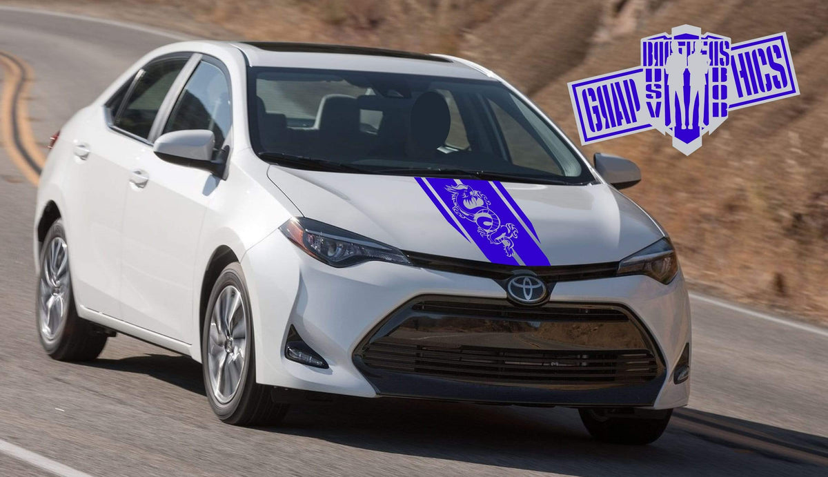 toyota Corolla decals corolla sticker corolla racing stripes – Brothers ...