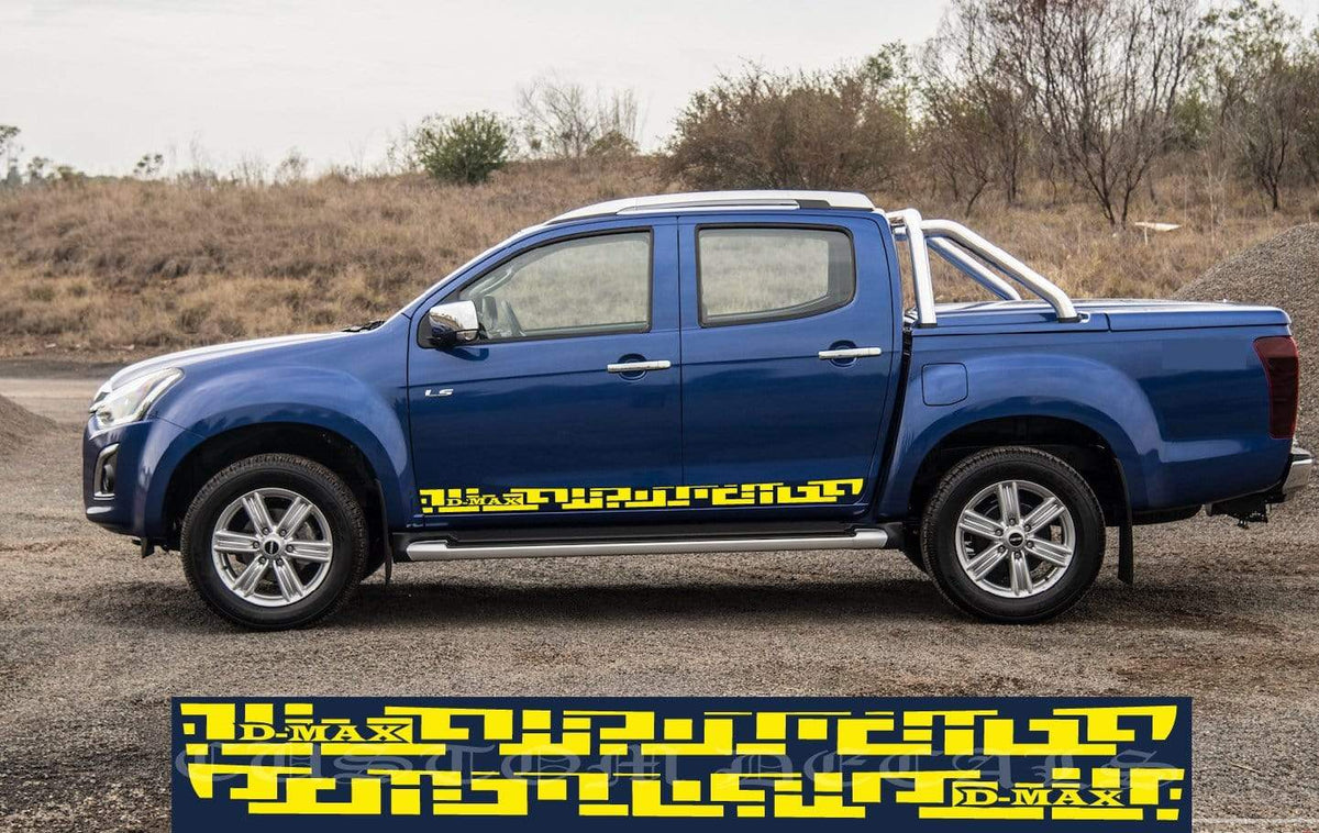 Vinyl Stickers unique Graphic kit For Isuzu D-Max – Brothers Graphics